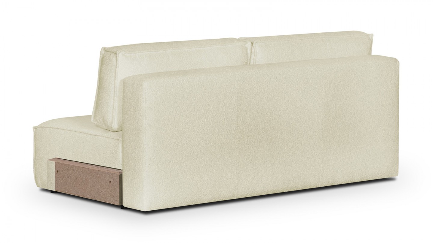 Canapé modulable convertible 7 places avec coffre de rangement en tissu ...