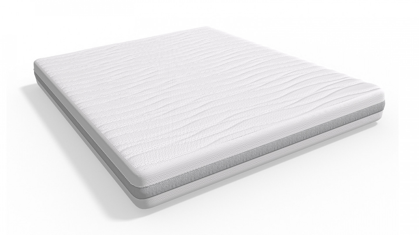 Matelas mousse 140x190 - coutil déhoussable - Clean Confort - Homifab