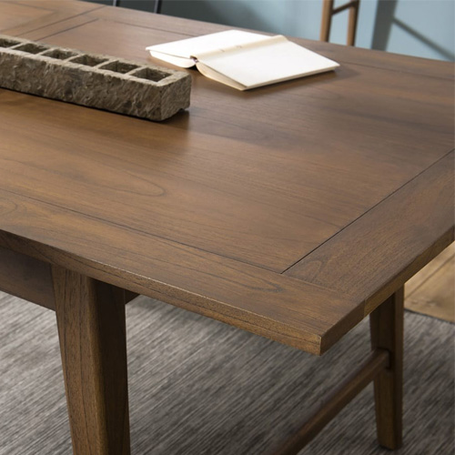 Table à manger ronde extensible en bois 4 à 8 personnes - 120/200 cm ...