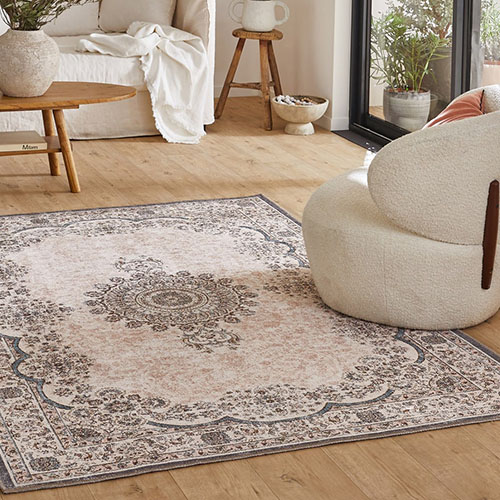 Tapis vintage rose 67x200 cm - Carry - Homifab