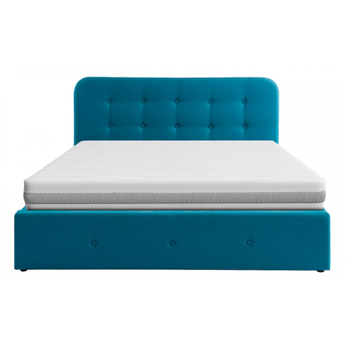 Ensemble lit Paco effet chêne 160x200 + Matelas mousse Clean Confort 16 ...